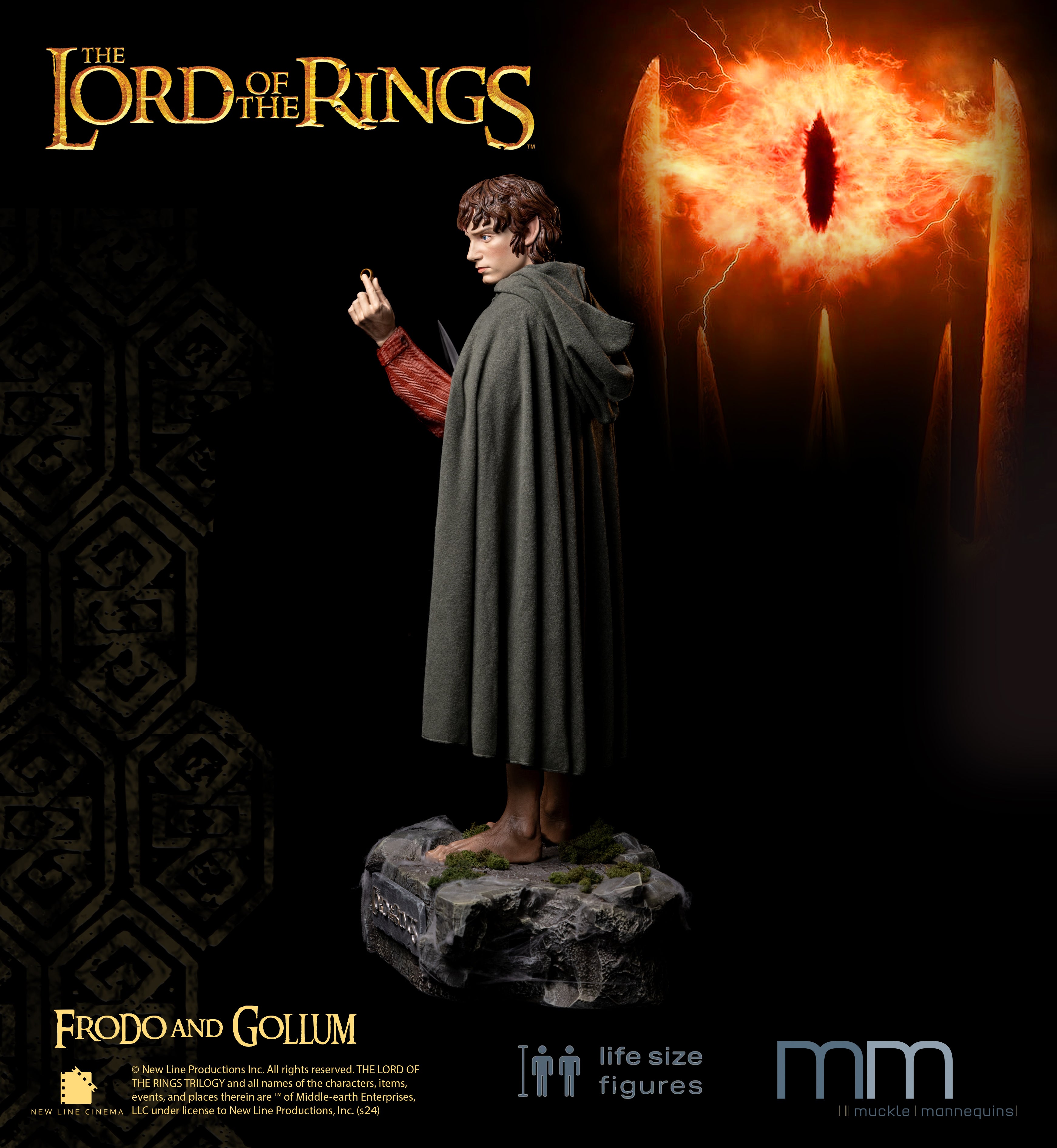 Lifesize Statue Frodo - lebensechte Figur aus Herr der Ringe – Muckle ...