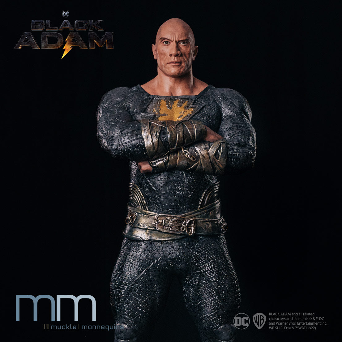 BLACK ADAM Lifesize Figur – Muckle Mannequins GmbH